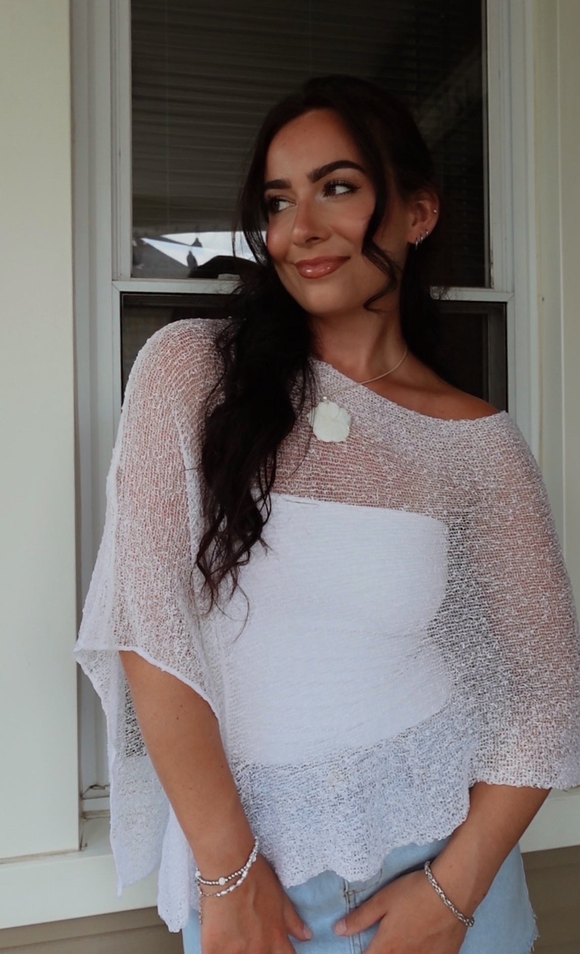 Lightweight Summer Poncho – Spring & Somer